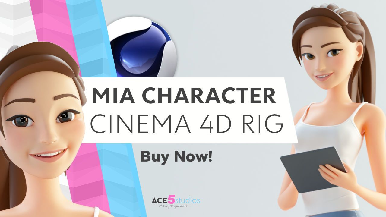 Mia - C4D — Animation Rigs on anima.to