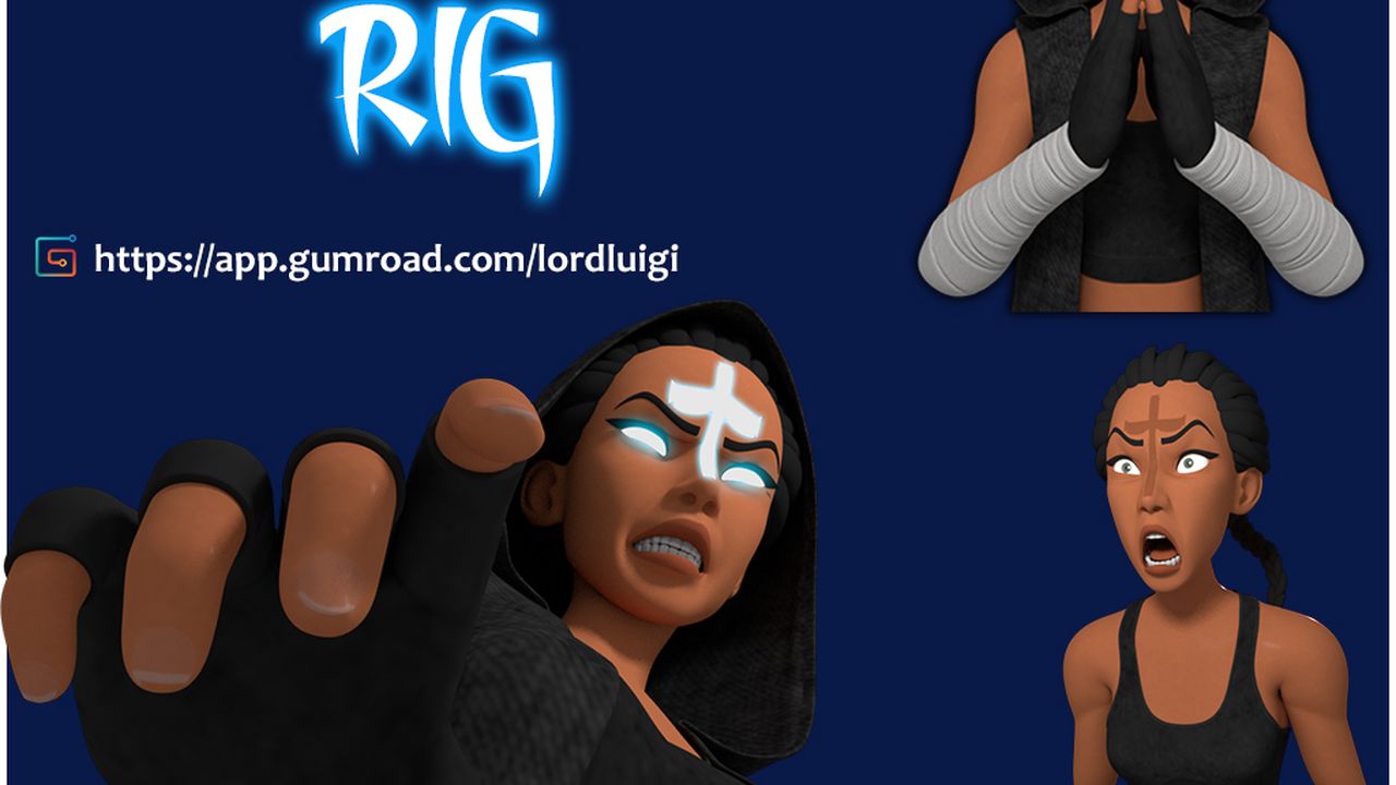 Priestess Rig for Maya — Animation Rigs on anima.to