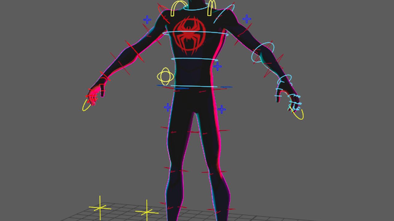 Spider-Man(ATSV) Miles Maya rig — Animation Rigs on anima.to