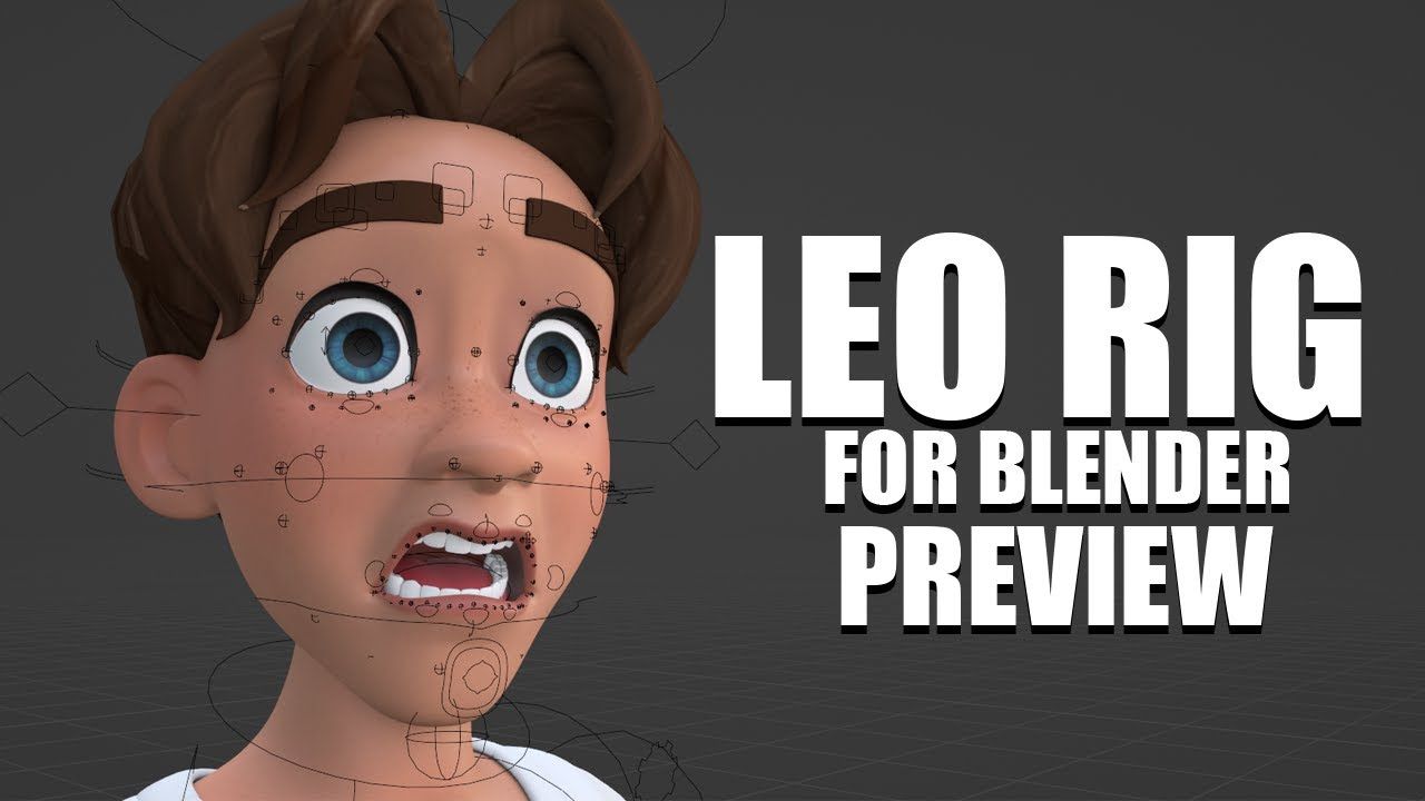 Leo - character rig (Blender) — Animation Rigs on anima.to